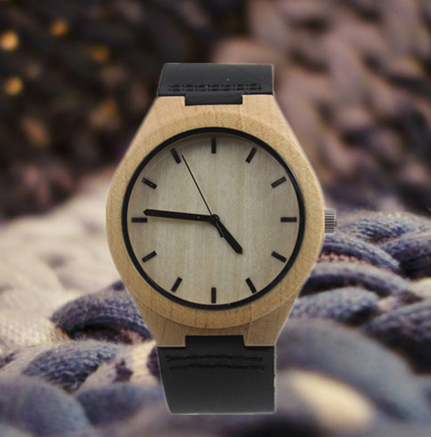 Wooden Bamboo Watch The Latest Fashion Watches Couple Tables on Luulla